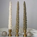 Tapered Candles - Tree Tapered Candles - Holiday Candles - Embellished ...