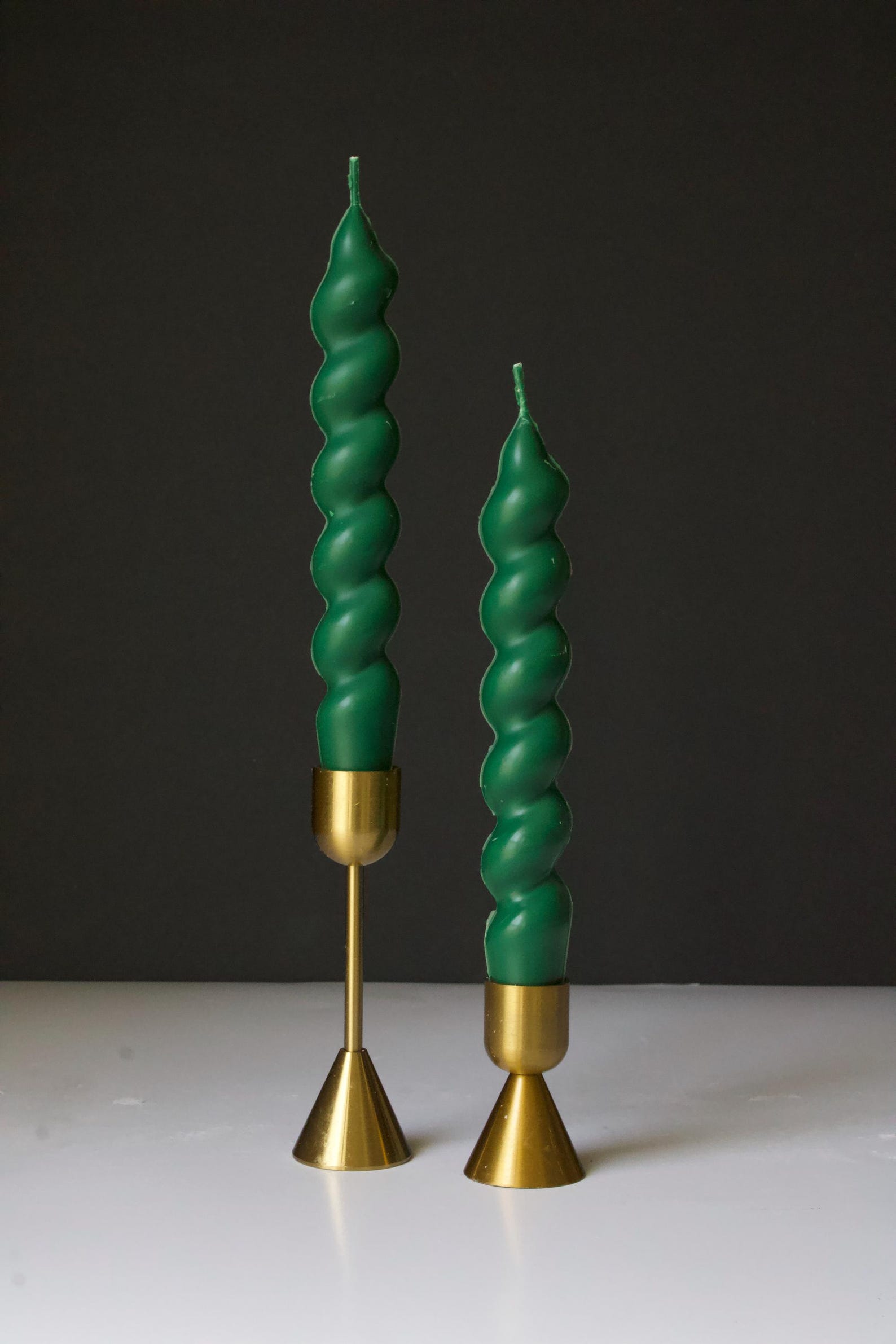 Twisted Taper Candles, Tall Spiral Candlesticks, Modern Candle, Soy Wax ...