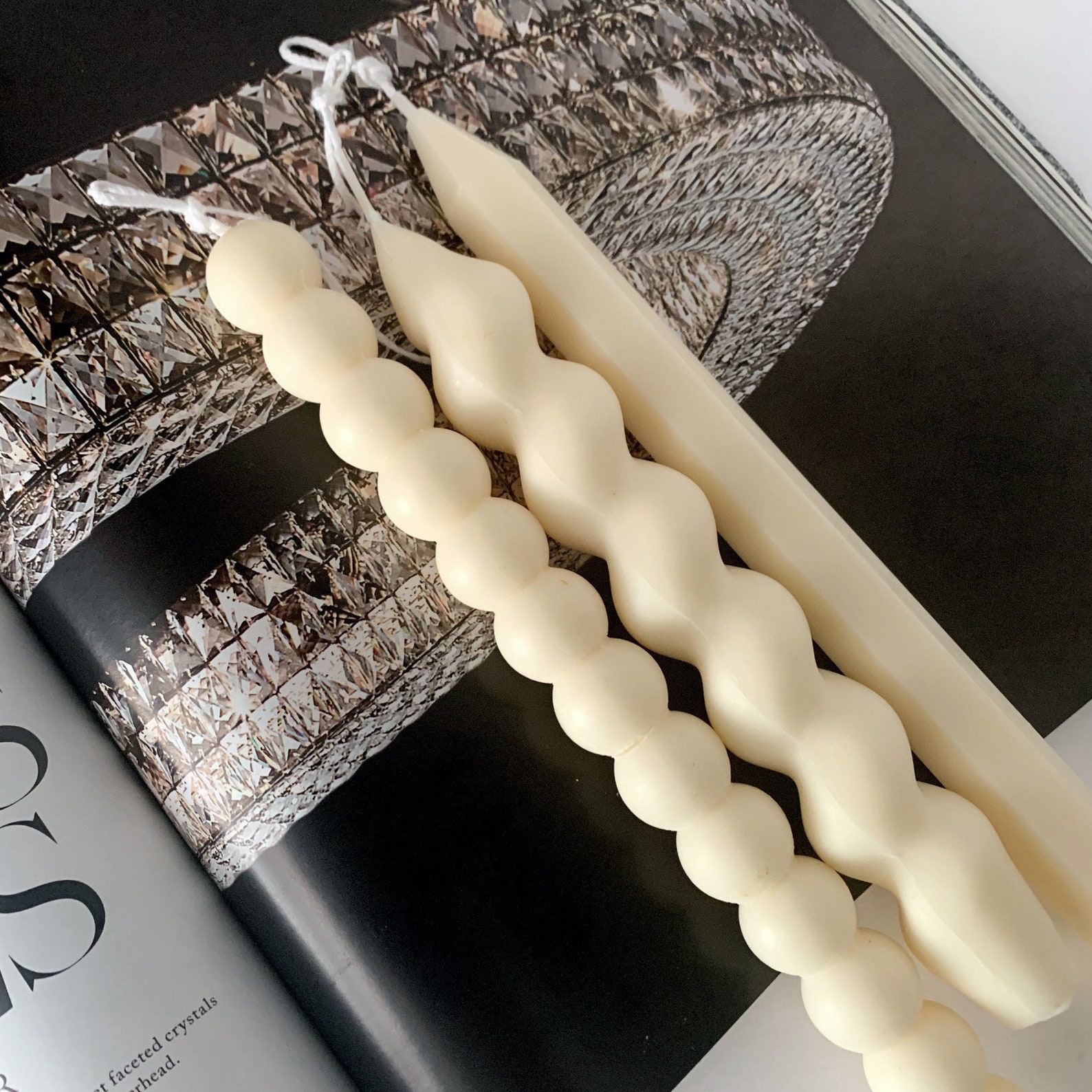 Hexagon Candle Twisted Candle Spiral Candle Taper Candle - Etsy