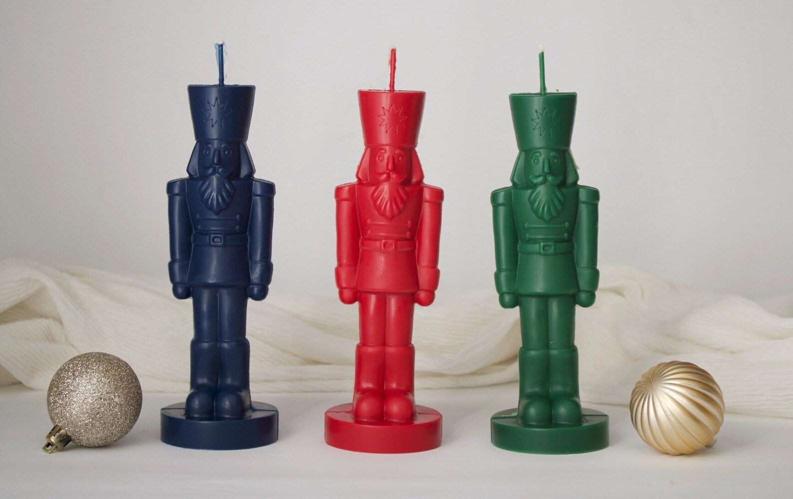 Nutcracker Christmas Candle, Soldier Candle, Wooden Soldier Shaped ...
