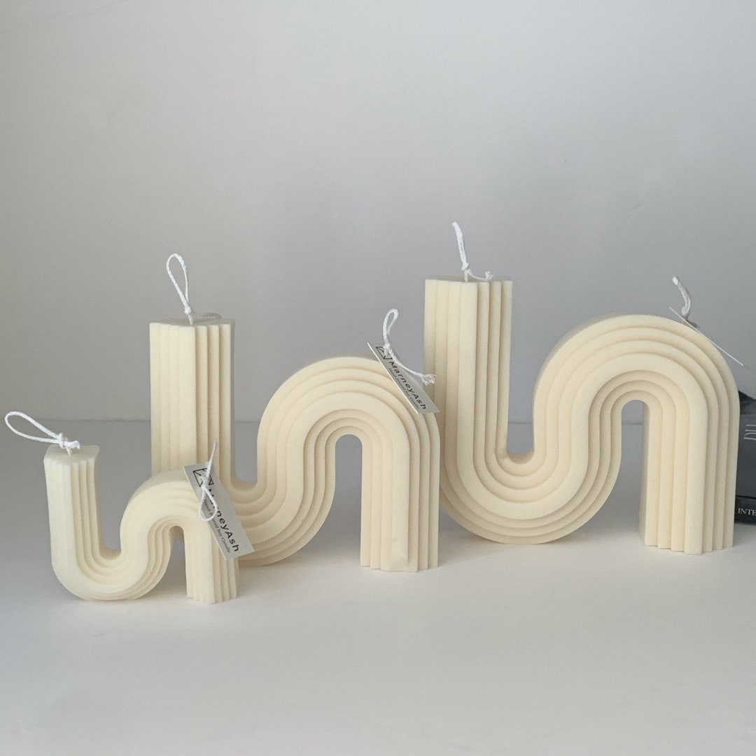 S Shaped Candle, Ribbed Candle, Arch Candle, U Candle, Home Decor ...