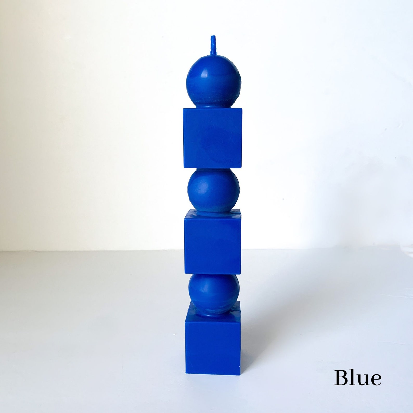 Geometric Shaped Pillar Candle Shaped Candle Aesthetic - Etsy