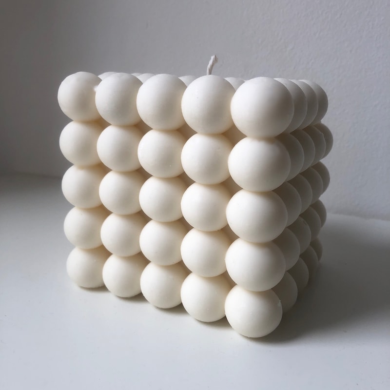 Bubble Cube Candle - Etsy