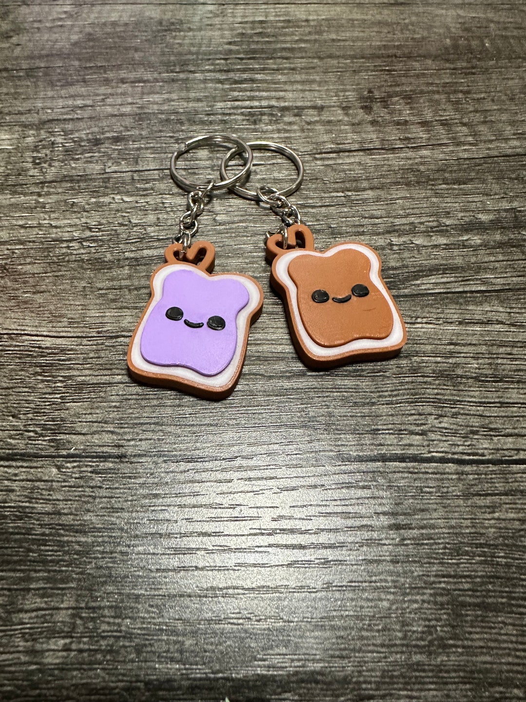 Pbj Keychain/bestie Keychian/cute Keychain/ Tiktok Keychain - Etsy