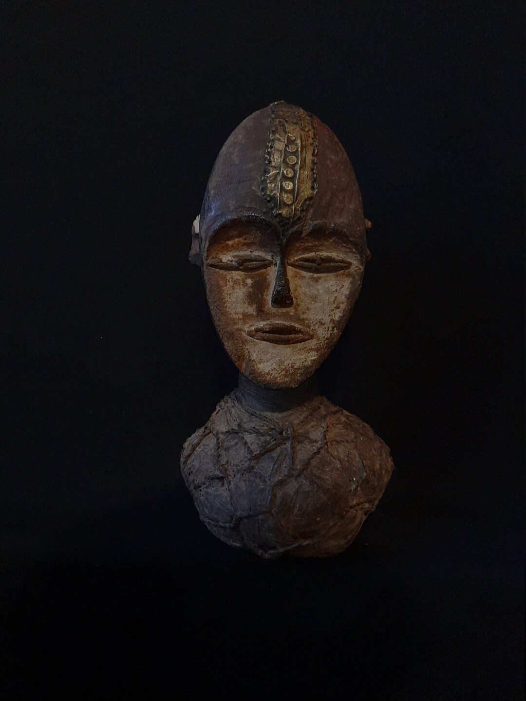 Wooden Mask Head Tshogo Sango Gabon - Etsy