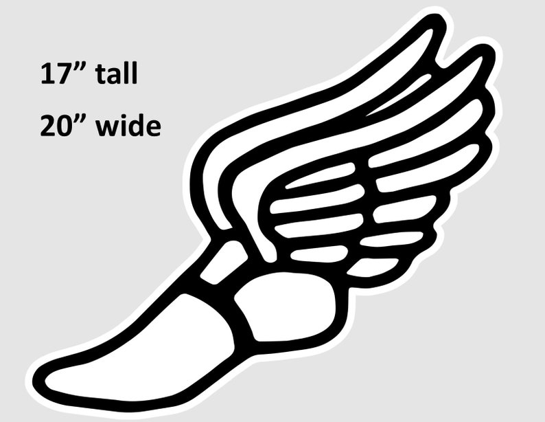 Running Track Yard Card for Lawn Sign Rental Businesses and - Etsy