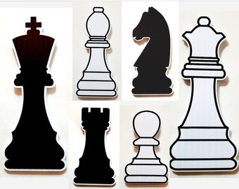 Chess Game Night Chess Board Games Party Chess Player Club PRINTED ...