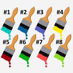 Paint Brush Yard Cards for Lawn Sign Rental Businesses Wall Art - Etsy