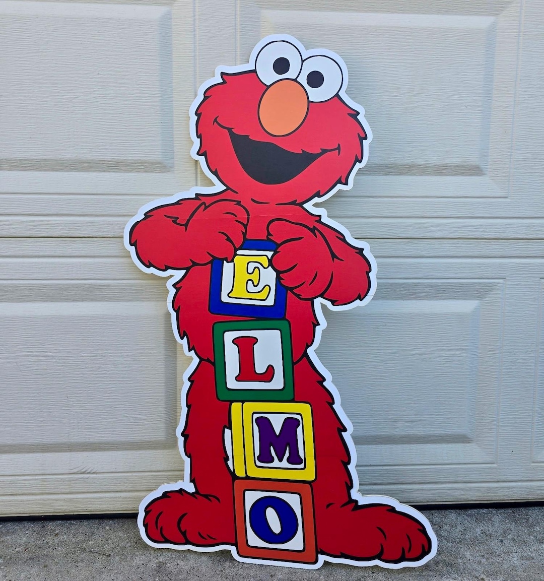 3ft Large Red Monster Character Signs for Parties, Balloon Arches ...