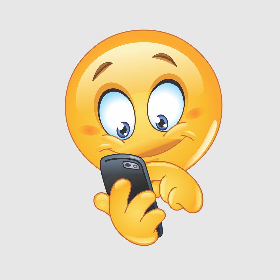 Cell Phone Emoji Yard Card for Lawn Sign Rental Businesses or Event ...