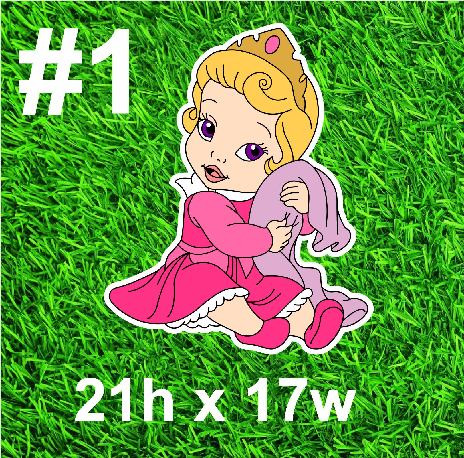 Baby Princess Signs for Yards, Parties, Balloon Arches, Table Toppers ...
