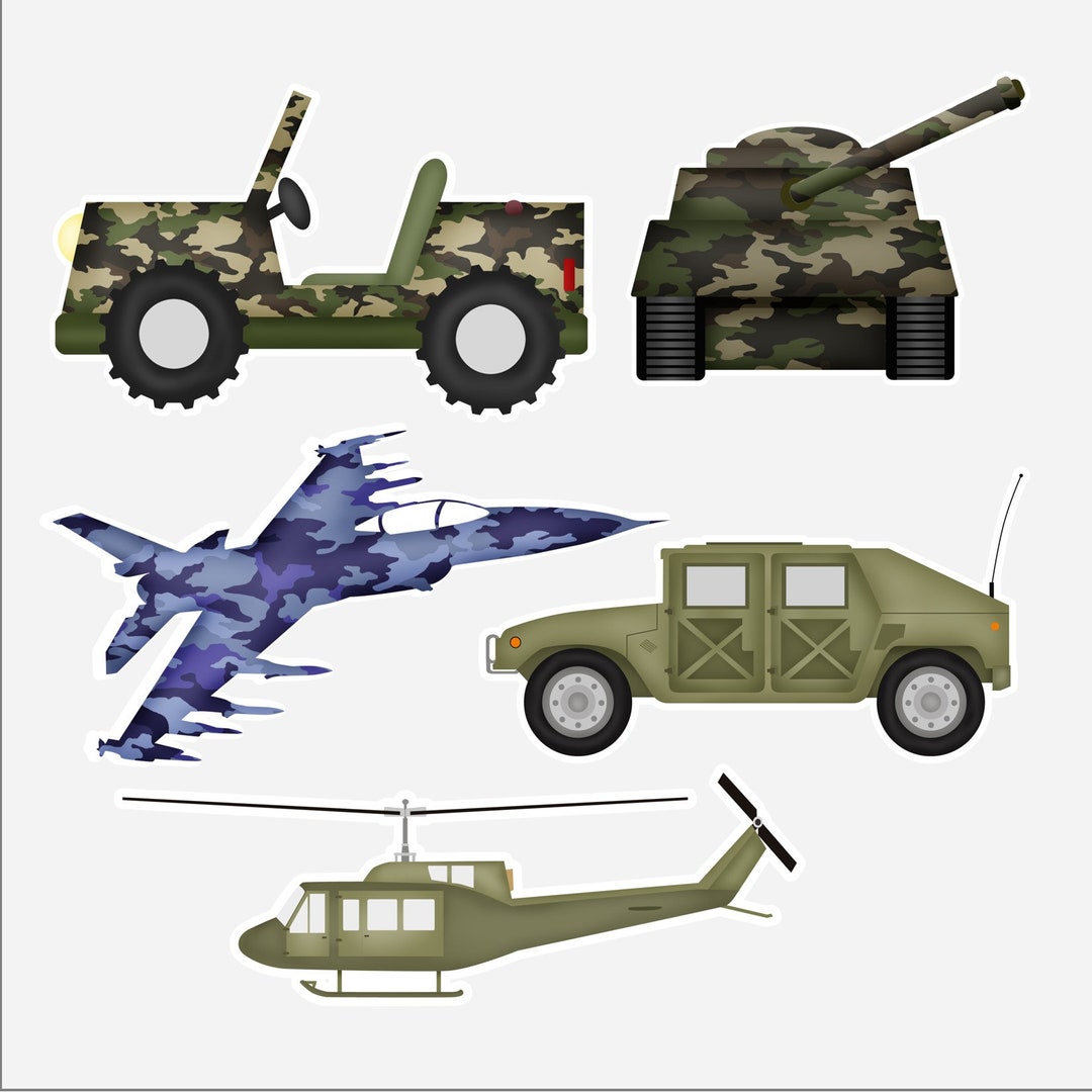 Military Vehicles Yard Cards for Lawn Sign Rental Businesses - Etsy