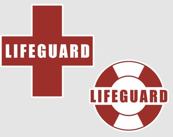 Lifeguard Yard Card - Etsy