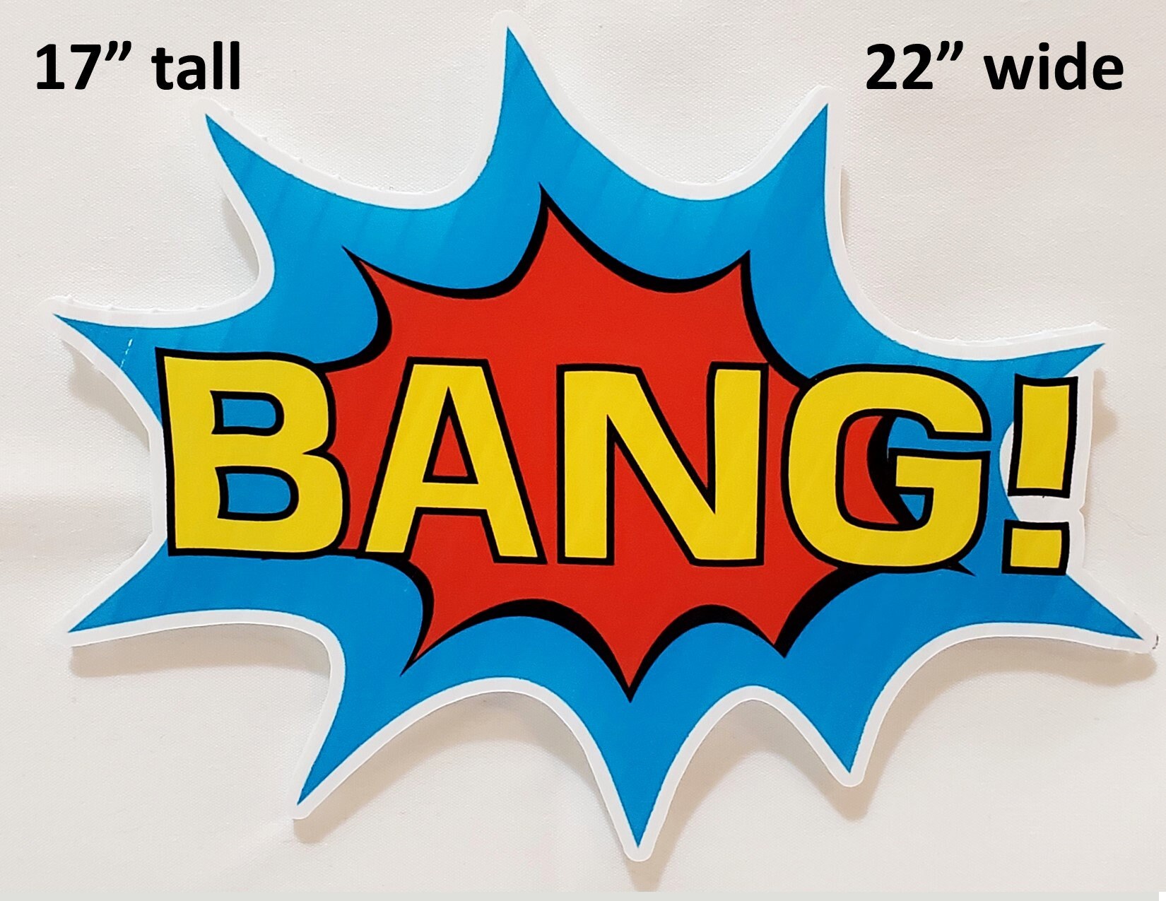 Cartoon Super Hero Sound Effects Yard Card Flair for Yard Sign - Etsy