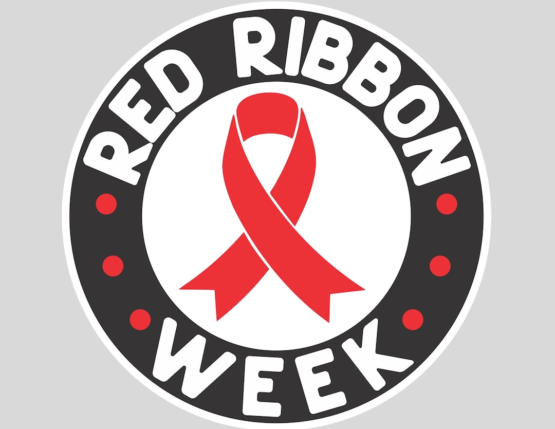 Red Ribbon Week Yard Card for Lawn Sign Rental Businesses, Schools and ...