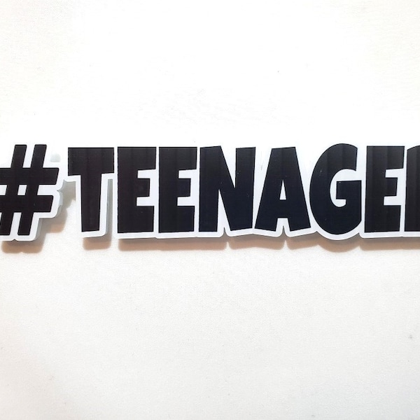 Teenager Sign - Etsy