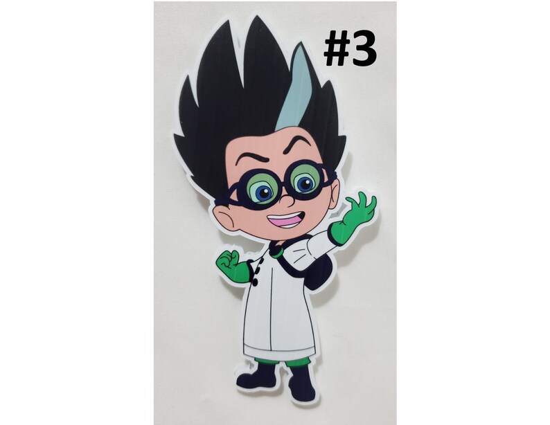 Set of Animated Character Lawn Cards Yard Signs Wall Art | Etsy