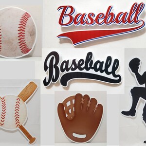 Baseball Themed Yard Card Set Lawn Signs Party Decorations | Etsy