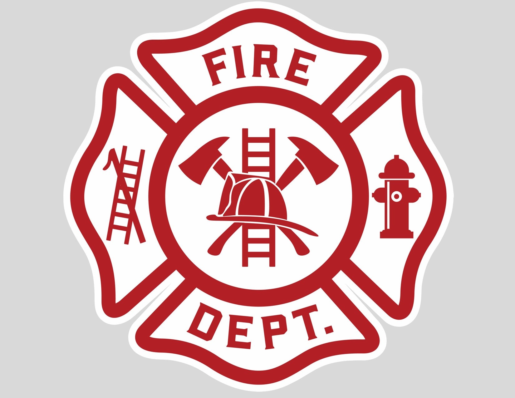 Firefighter Yard Card for Lawn Sign Rental Businesses or Event Planners ...