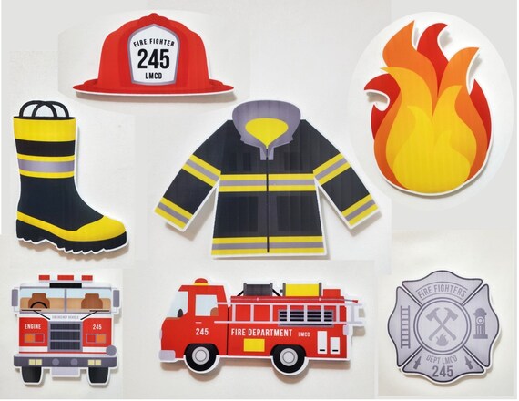 Honor Your Firefighters Yard Cards Lawn Signs Party - Etsy