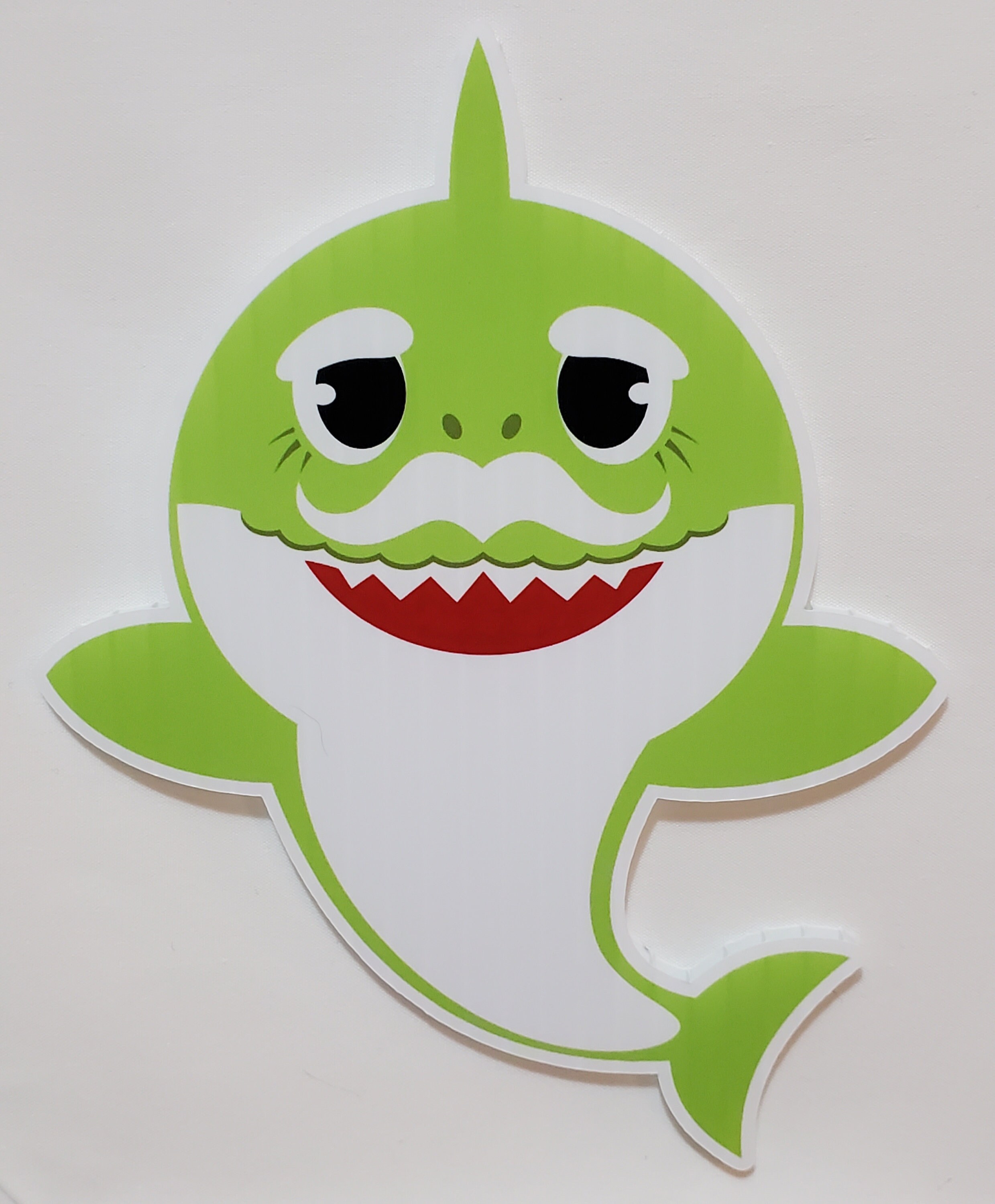 Family of Sharks Yard Cards Lawn Sign Set Wall Art Party Decoratons ...
