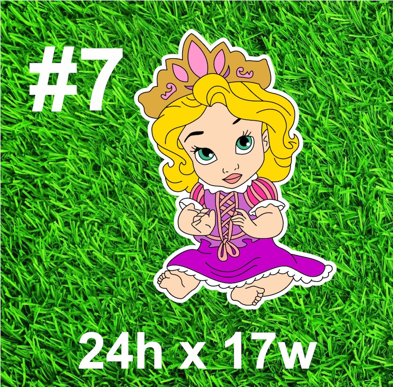 Baby Princess Signs for Yards, Parties, Balloon Arches, Table Toppers ...