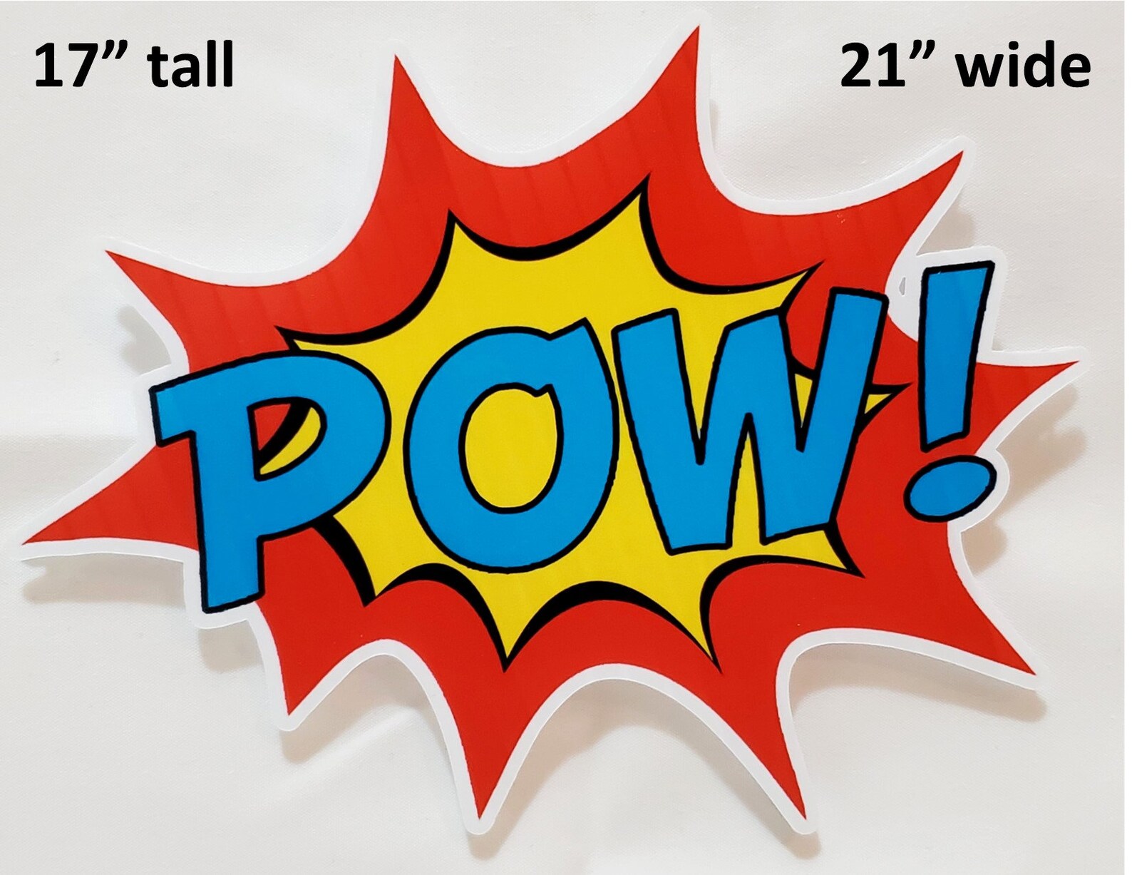 Cartoon Super Hero Sound Effects Yard Card Flair for Yard Sign - Etsy