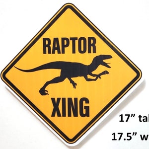 Dinosaur Warnings Yard Card Set, Yard Sign Rental Business Supplier - Etsy