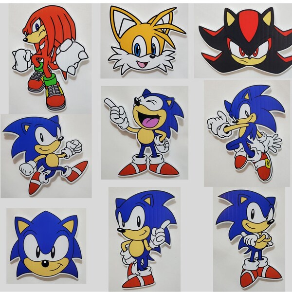 Sonic the Hedgehog Yard Signs - Etsy