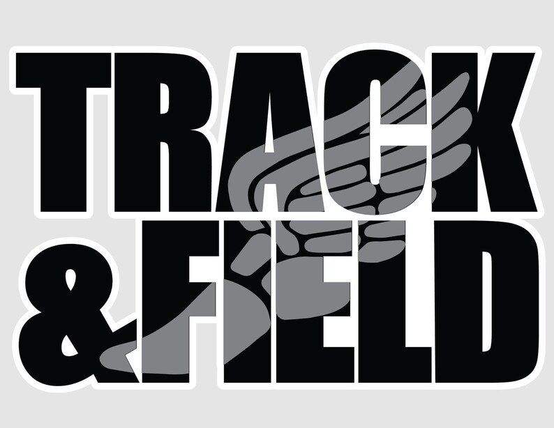 Track & Field Yard Card for Lawn Sign Rental Businesses and - Etsy
