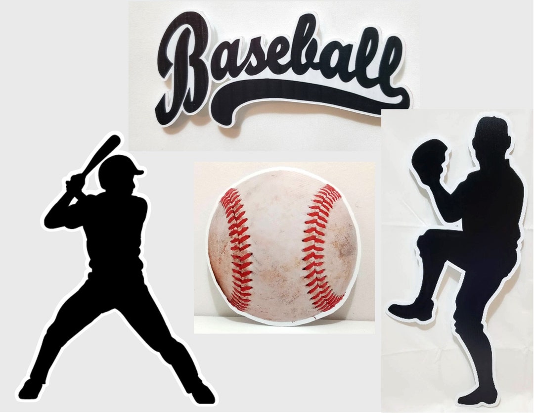 Baseball Themed Yard Card Set, Lawn Signs for Yard Sign Rental ...