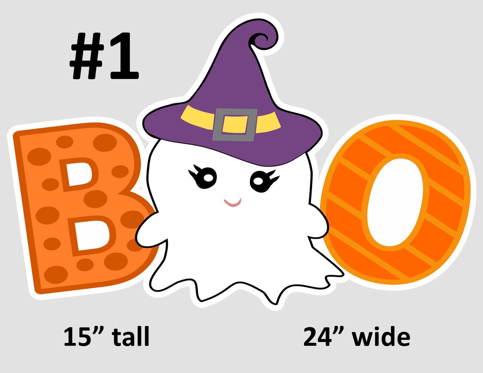 Boo Ghosts Yard Cards for Lawn Sign Rental Businesses and - Etsy