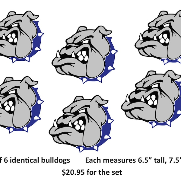 Bulldog Mascot Graduation - Etsy