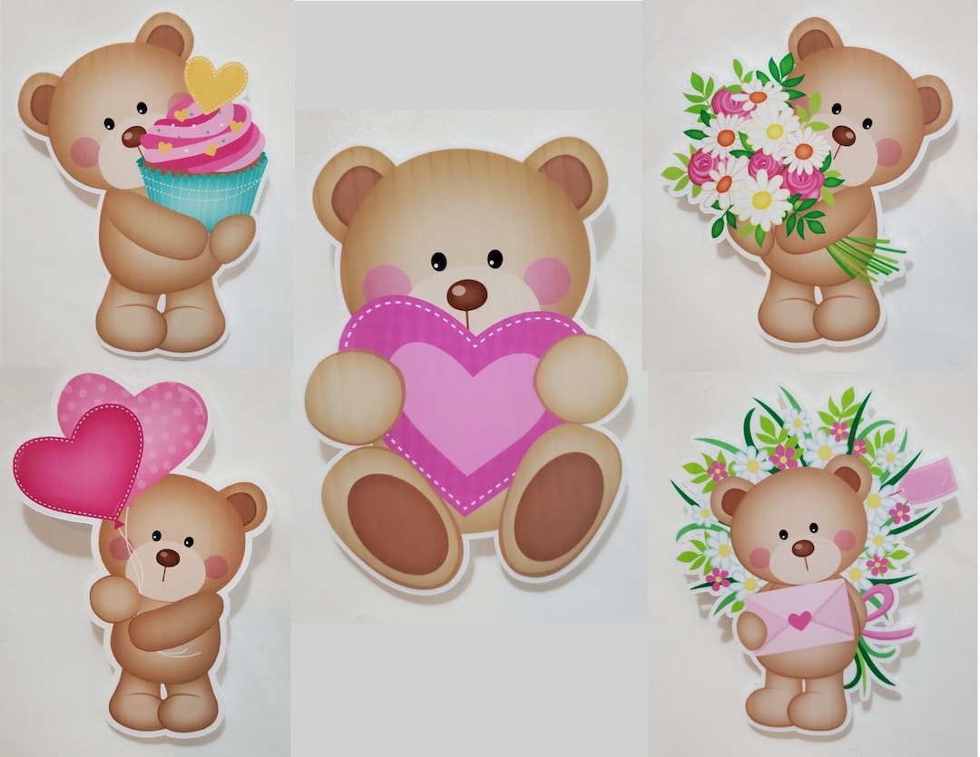 Teddy Bear Love Yard Cards for Lawn Sign Rental Businesses - Etsy