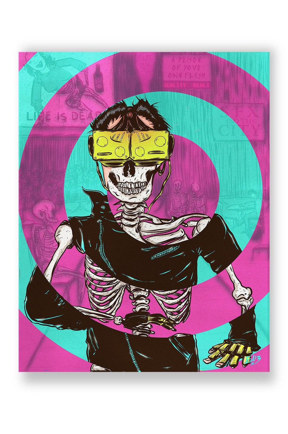 Virtual Dead Reality Poster - Etsy