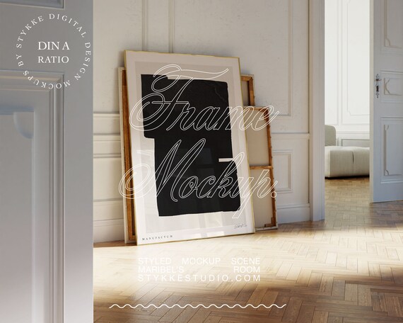 Frame Mockup Mockup for Poster ISO Frame Mockup Glass - Etsy