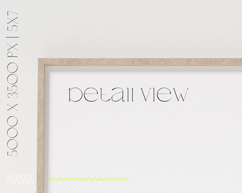 5x7 Ratio Frame Mockup Printable Mockup Frame Mockup for - Etsy