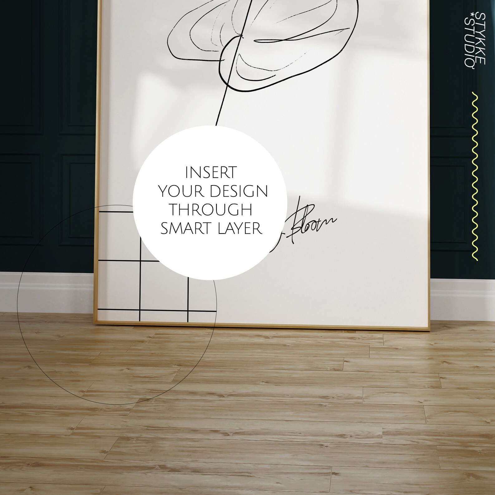 Dark Academia Frame Mockup, Poster Mockup, Vertical Frame Mockup, Dark ...