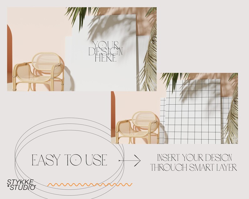 Stacked Canvas Mockup Photoshop Mockup Vertical Canvas | Etsy