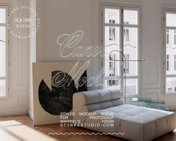 Square Canvas Mockup Minimalistic Mockup Painting Mockup - Etsy