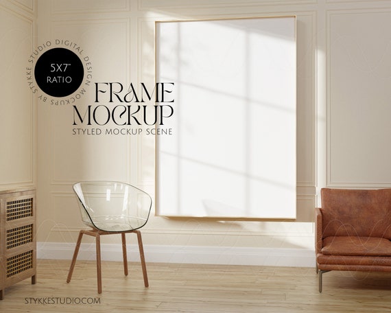 Tall Frame Mockup Huge Frame Mockup Frame Mockup for Art - Etsy