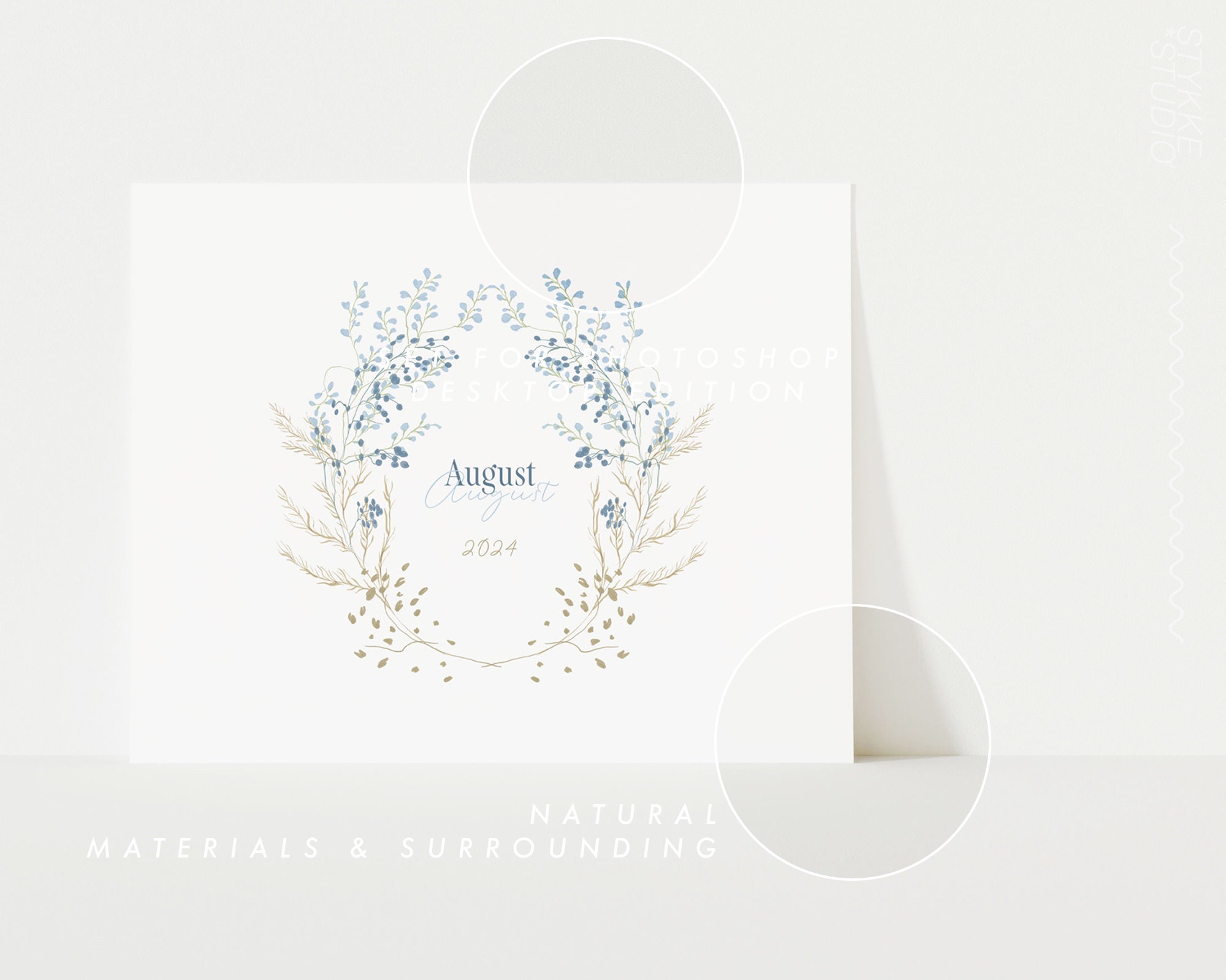 Poster Mockup 4x5 Digital Paper Horizontal Card Print Poster Artwork ...