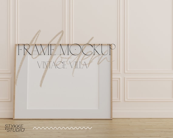 Frame Mockup Poster Mockup Horizontal Frame Mockup - Etsy