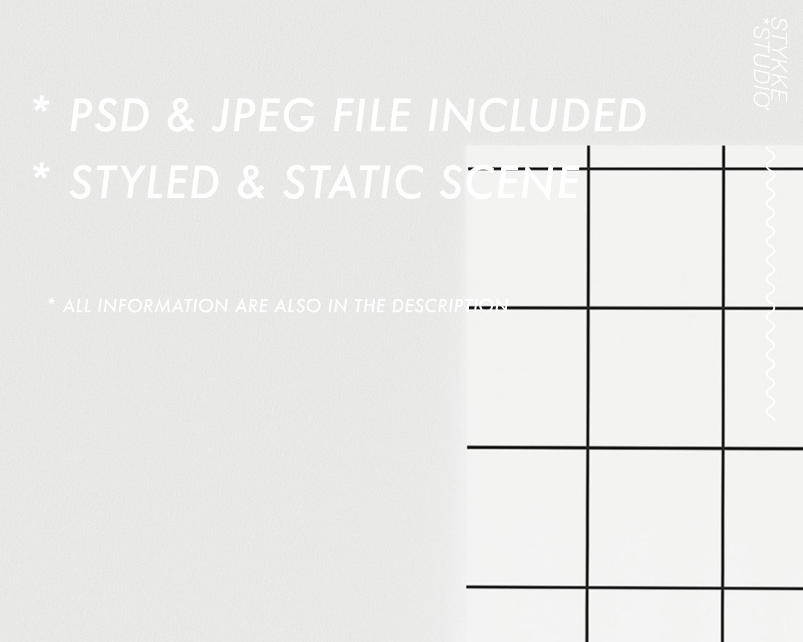 Poster Mockup 4x5 Digital Paper Horizontal Card Print Poster Artwork ...