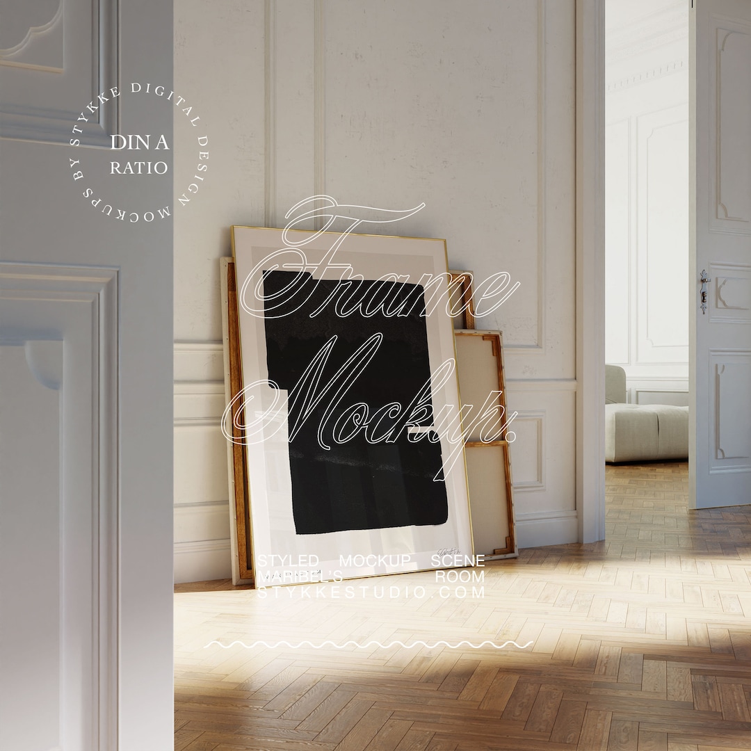 Frame Mockup, Mockup for Poster, ISO Frame Mockup, Glass Reflection ...