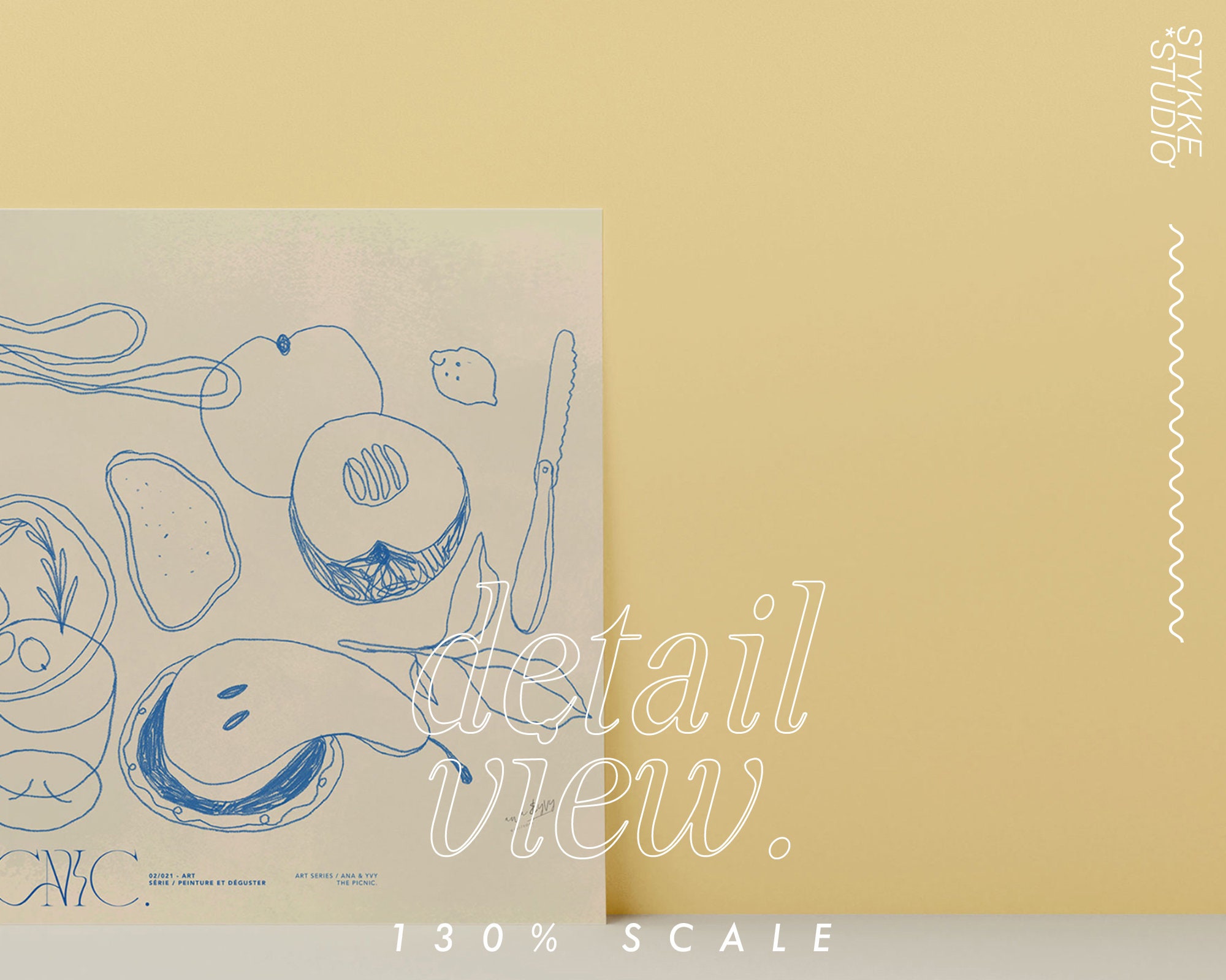 Poster Mockup 4x5 Digital Paper Horizontal Card Print Poster Artwork ...
