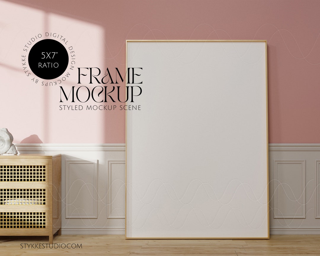 Tall Vertical Mockup 20x28, Vertical Frame Mockup, 5x7, Big Poster ...