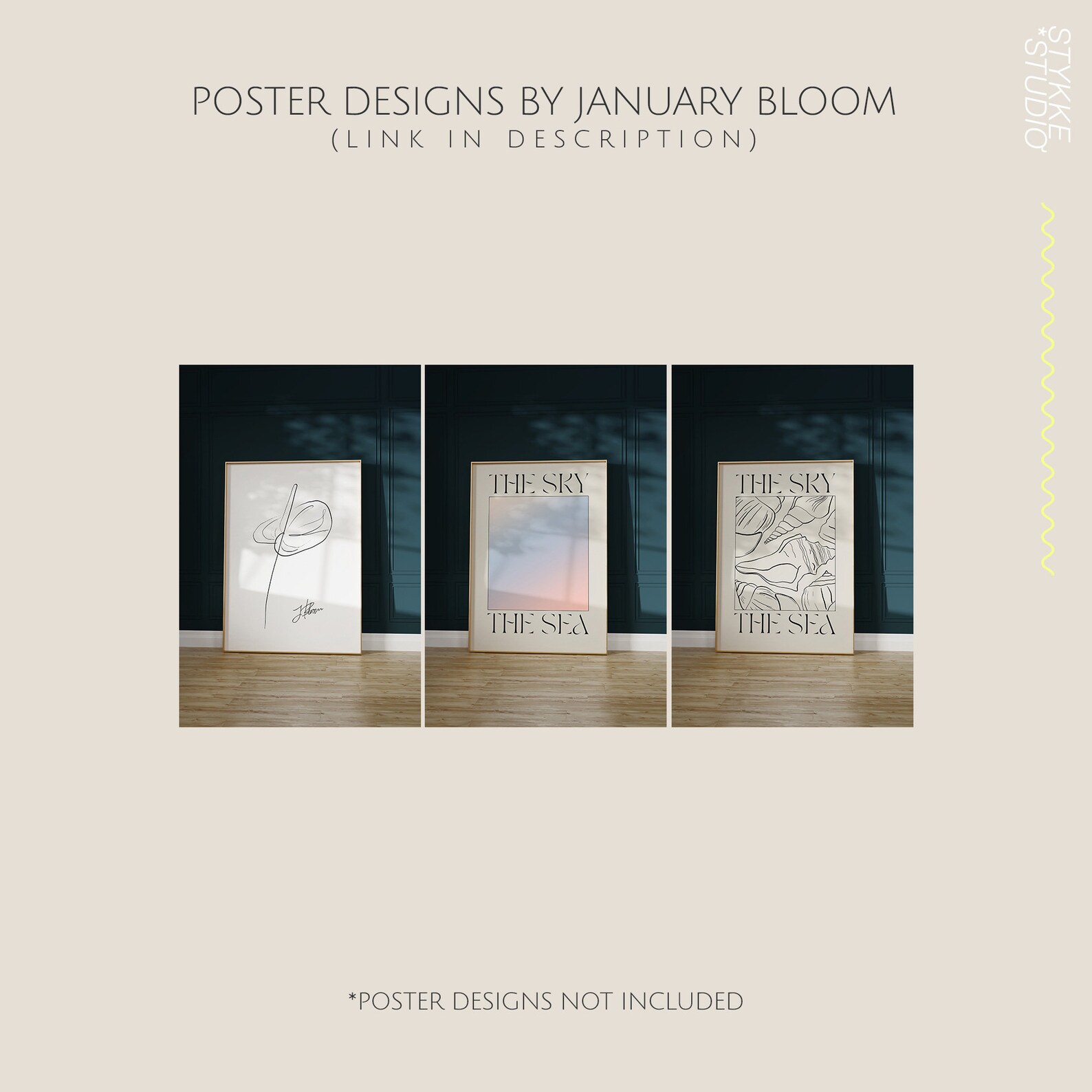 Dark Academia Frame Mockup, Poster Mockup, Vertical Frame Mockup, Dark ...