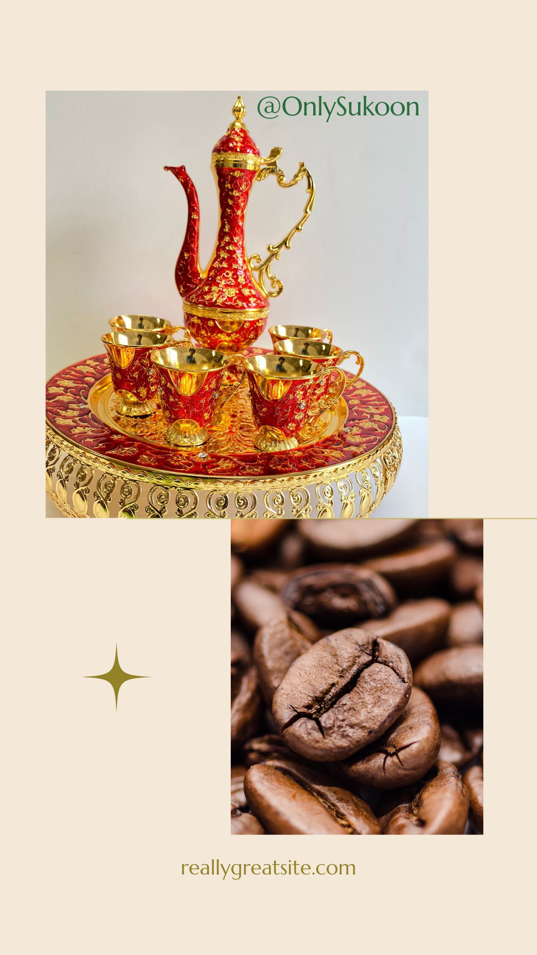 Beautiful Luxurious Expresso Coffee/ Tea Set! Perfect for Any Occasion ...