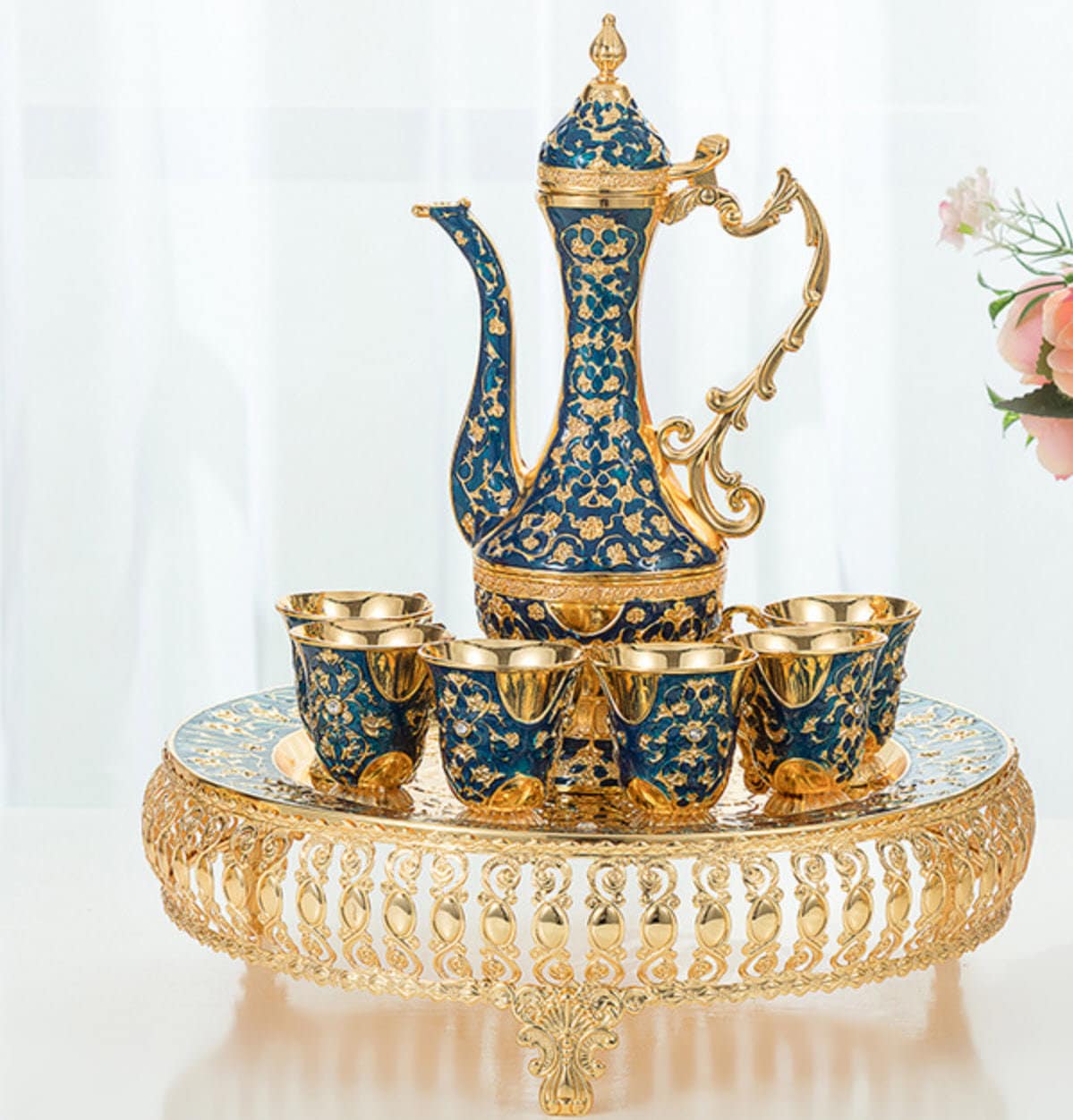 Beautiful Luxurious Expresso Coffee/ Tea Set! Perfect for Any Occasion ...